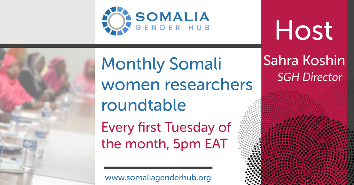 Somali women researchers roundtable — Somali Gender Hub